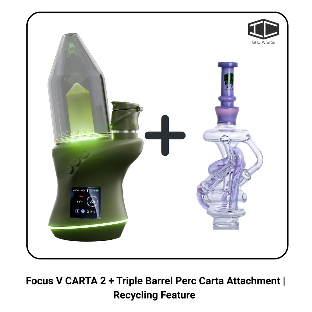 Focus V CARTA 2 + Triple Barrel Perc Carta Attachment | Recycling Feat ...