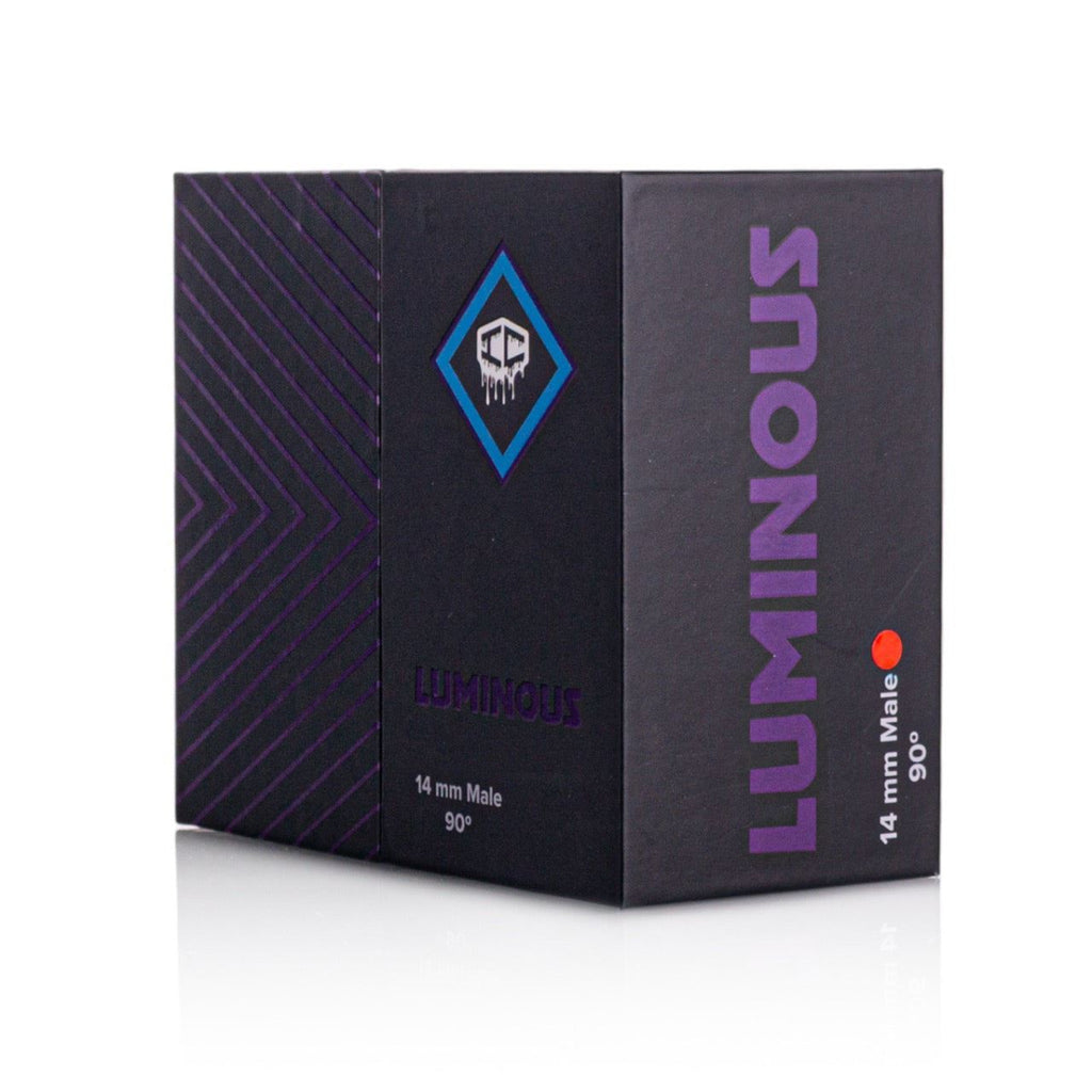 IC Quartz Luminous - B Eagle Banger – 14mm Male 90° Full Weld – IC Glass